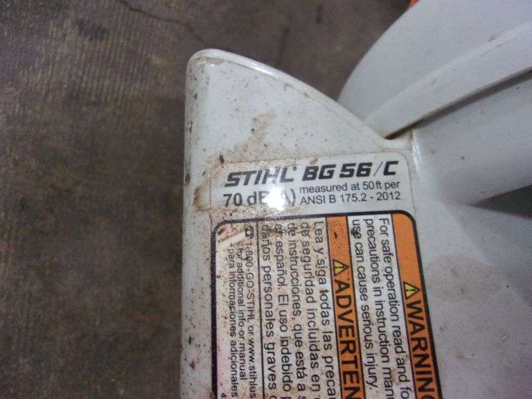 STIHL BG56C GAS LEAF BLOWER - Bentley & Associates, LLC