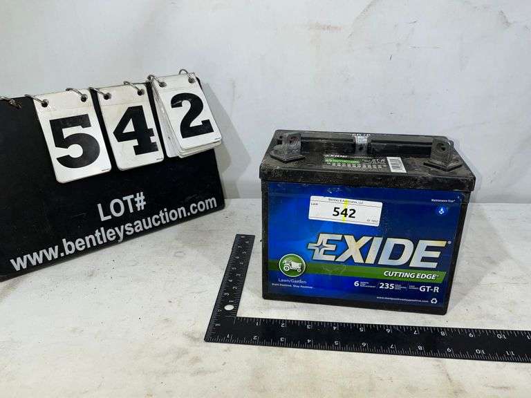 EXIDE CUTTING EDGE GT-R 12 VOLT BATTERY - Bentley & Associates, LLC