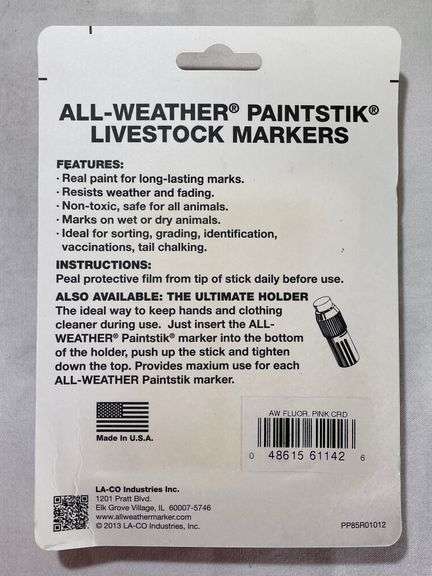 ALL WEATHER PAINTSTIK - Bentley & Associates, LLC