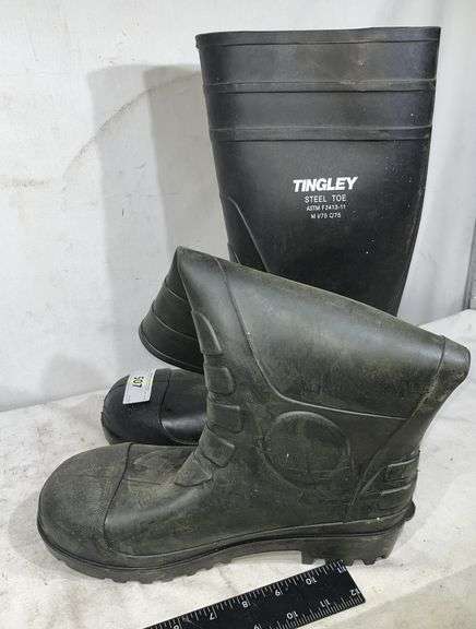 TINGLEY RUBBER BOOTS - SIZE 10, STEEL TOE - Bentley & Associates, LLC