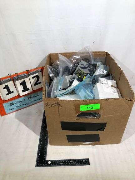 BOX: ASSORTED CABLE, CONNECTORS - Bentley & Associates, LLC