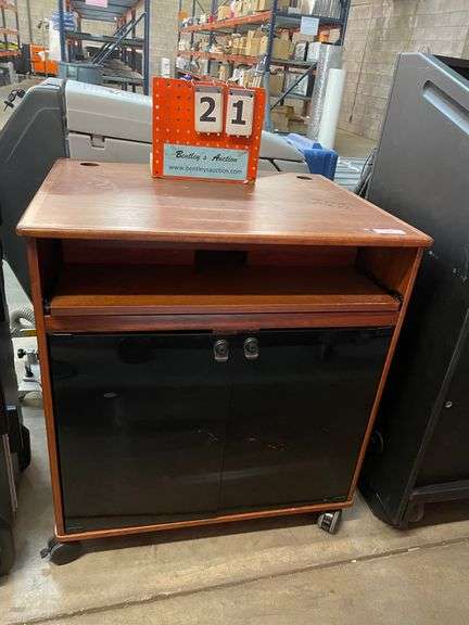 WOODEN AV CART - Bentley & Associates, LLC