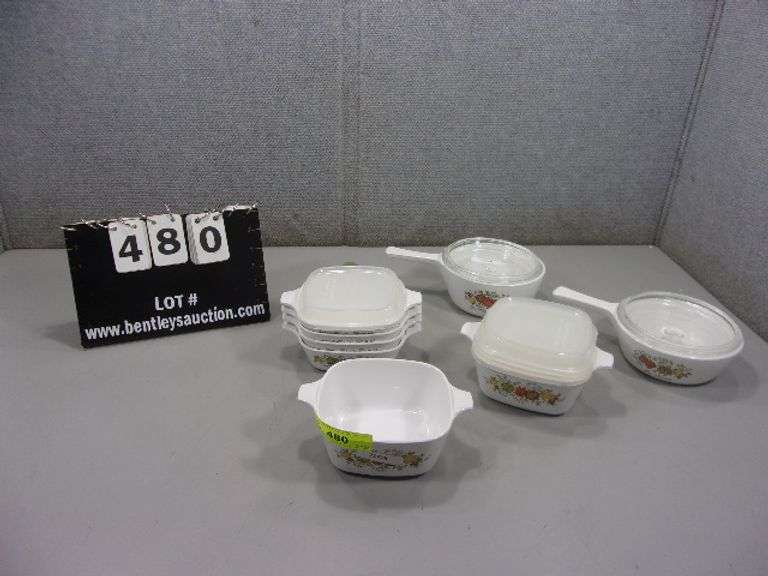 LOT (8): CERAMIC TUPPERWARE & POTS WITH VEGETABLE DESIGN - Bentley ...