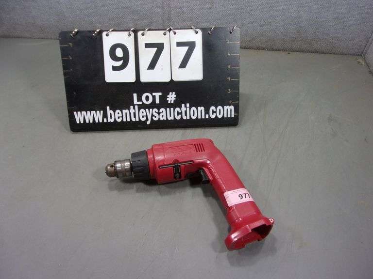 MILWAUKEE RED HIGH TORQUE BATTERY POWERED DRILL - Bentley & Associates, LLC