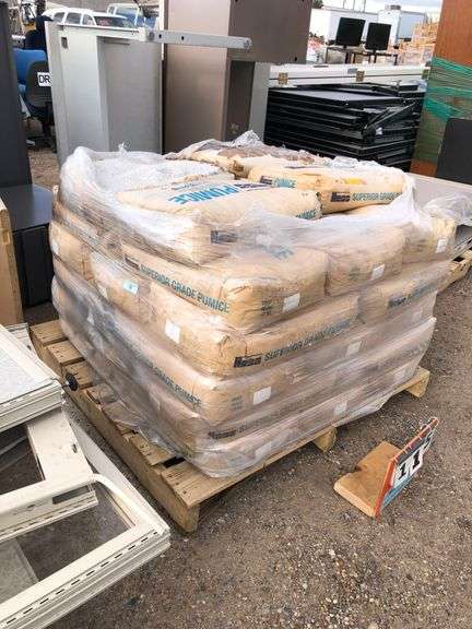 PALLET: BAGS OF HESS PUMICE (34X MONEY) - Bentley & Associates, LLC