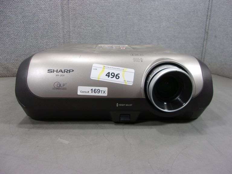 SHARP XR-20X VIDEO PROJECTOR - Bentley & Associates, LLC