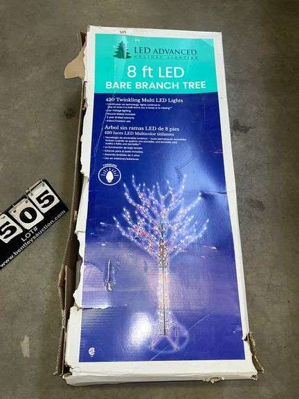 LED ADVANCED HOLIDAY LIGHTING - 8' BARE BRANCH TREE - Bentley ...