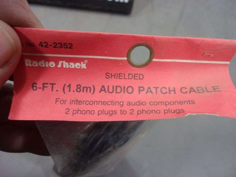 RADIO SHACK 6FT. AUDIO PATCH CABLE - Bentley & Associates, LLC