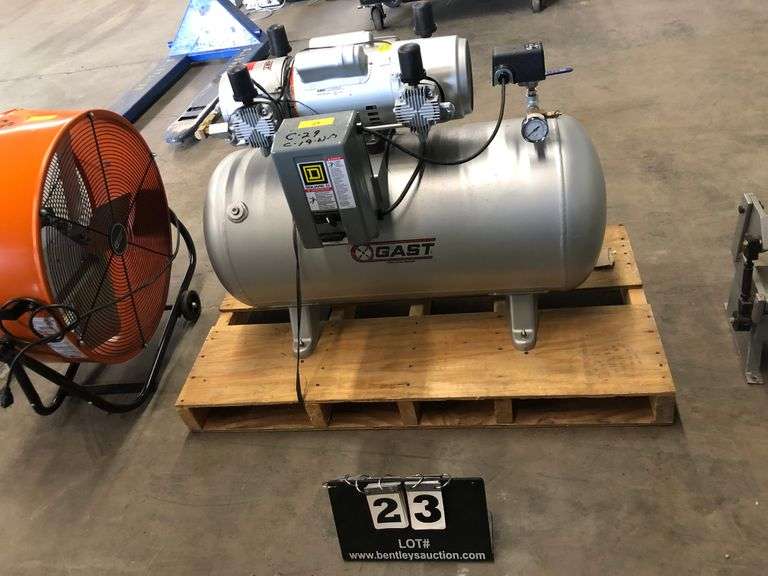 GAST 7HDD-7OTA-M750X AIR COMPRESSOR - Bentley & Associates, LLC