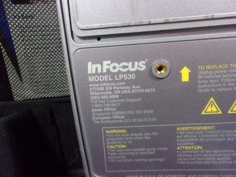 INFOCUS LP530 PORTABLE VIDEO PROJECTOR - Bentley & Associates, LLC