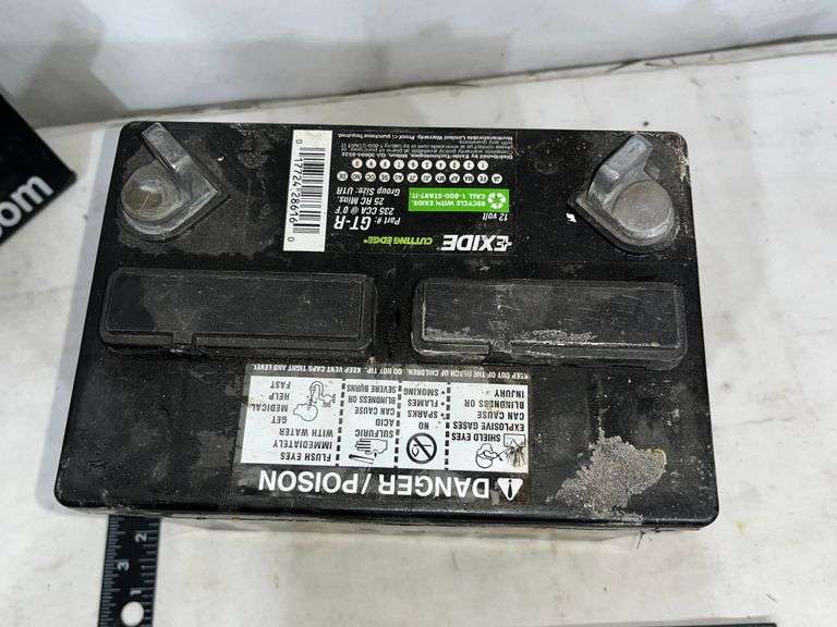 EXIDE CUTTING EDGE GT-R 12 VOLT BATTERY - Bentley & Associates, LLC