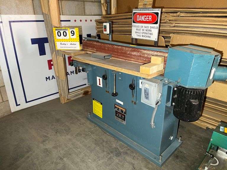 JET HES-6108-1 6" X 108 EDGE BELT SANDER - Bentley & Associates, LLC