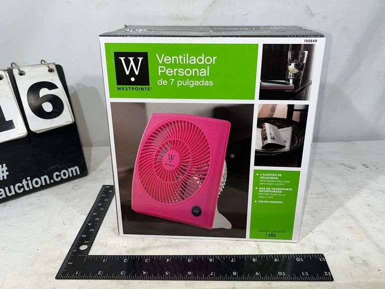 WESTPOINTE 7" PERSONAL FAN - Bentley & Associates, LLC