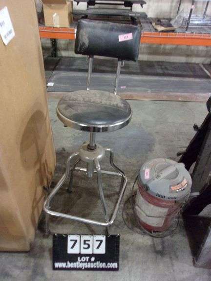 CRAFTSMAN BLACK ADJUSTABLE STOOL - Bentley & Associates, LLC