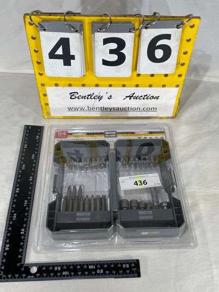 MASTER MECHANIC 140101 54-PIECE SCREWDRIVER BIT SET - Bentley ...