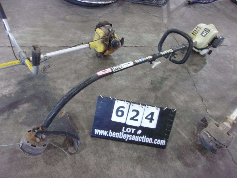 RYOBI 2-CYCLE ENGINE BLACK & WHITE WEED WACKER - Bentley & Associates, LLC