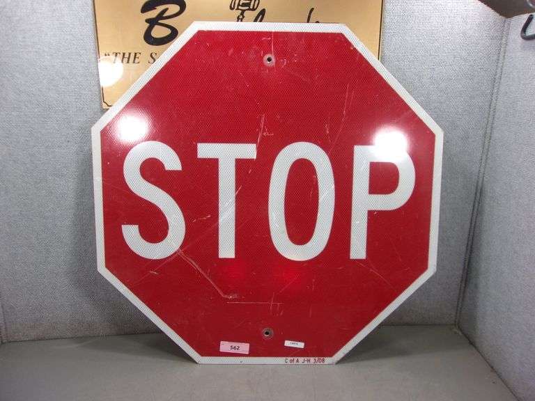 MANCAVE ALUMINUM STOP SIGN - Bentley & Associates, LLC