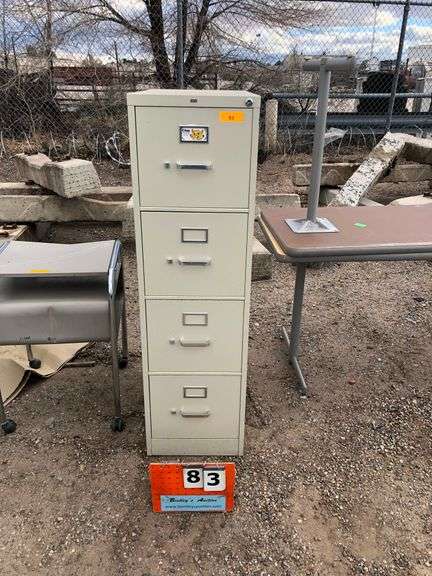METAL HON 4 DRAWER FILE CABINET - USED, AS IS - Bentley & Associates, LLC