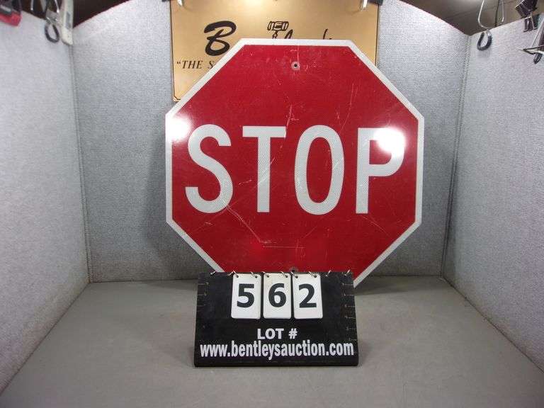 MANCAVE ALUMINUM STOP SIGN - Bentley & Associates, LLC