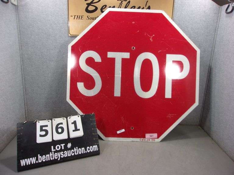 MANCAVE ALUMINUM STOP SIGN - Bentley & Associates, LLC