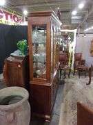 STANLEY FURNITURE CHINA CABINET WITH CHERRY FINISH - Bentley ...