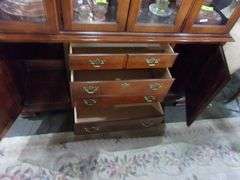 STANLEY FURNITURE CHINA CABINET WITH CHERRY FINISH - Bentley ...
