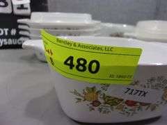 LOT (8): CERAMIC TUPPERWARE & POTS WITH VEGETABLE DESIGN - Bentley ...