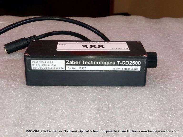 ZABER TECHNOLOGIES T-CD2500 - Bentley & Associates, LLC