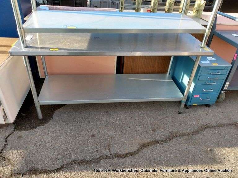 LARGE METAL TABLE - Bentley & Associates, LLC