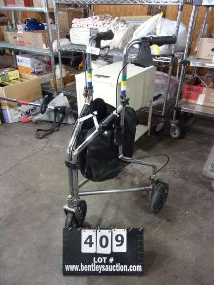 WINNIE WALKER QUICK FOLD TRI-WHEELED WALKER - Bentley & Associates, LLC