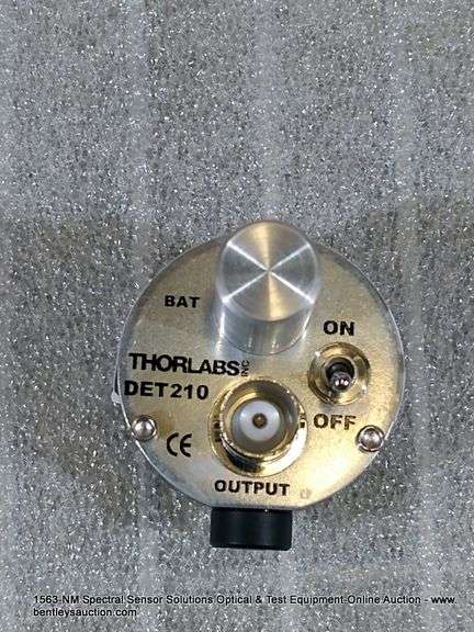 THOR LABS DET210 PHOTO DETECTOR - Bentley & Associates, LLC