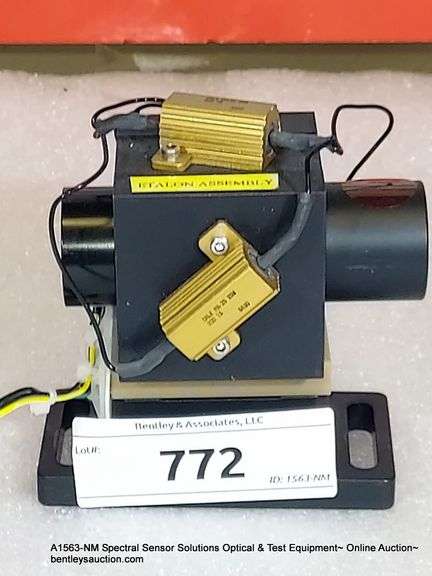 NEW FOCUS 9071 DEVICE ALIGNMENT STAGE W/ ETALON ASSEMBLY CAMERA ...