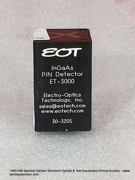 EOT - IN GA AS PIN DETECTOR ET-3000 - Bentley & Associates, LLC
