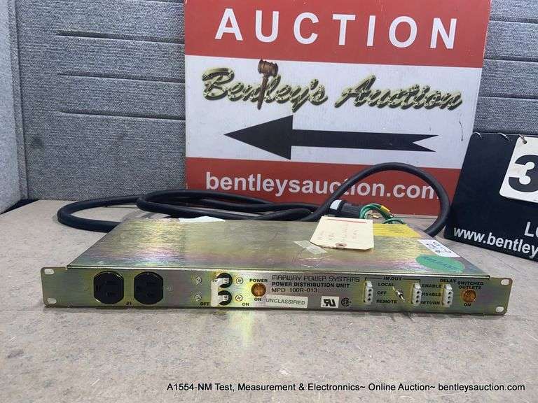 MARWAY MPD 100R-013 POWER DISTRIBUTION UNIT - Bentley & Associates, LLC