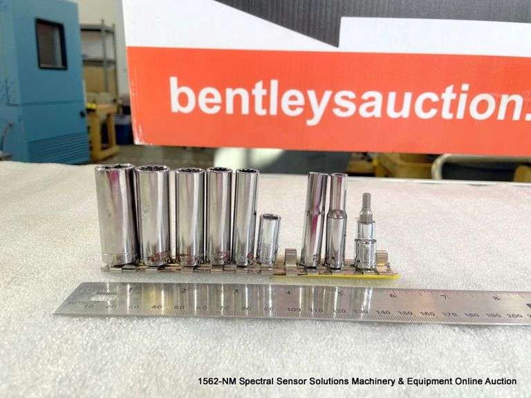 SOCKET BAR - ASSORTED SIZE 1/4" DRIVE DEEP SOCKETS - MIXED (9X MONEY ...