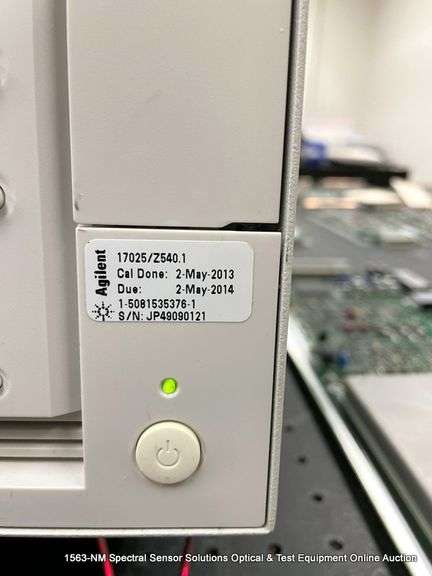 AGILENT B1500A SEMICONDUCTOR DEVICE ANALYZER, S/N JP49090121, B1500A ...