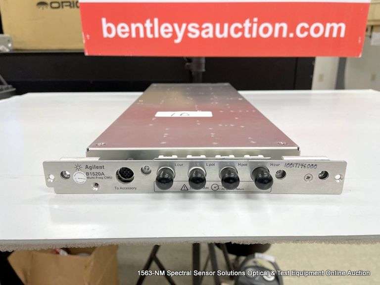 AGILENT B1520A MULTI FREQUENCY CMU MODULE - Bentley & Associates, LLC