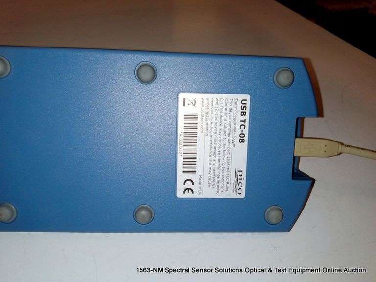 PICO USB TC-08 THERMOCOUPLE DATA LOGGER - Bentley & Associates, LLC