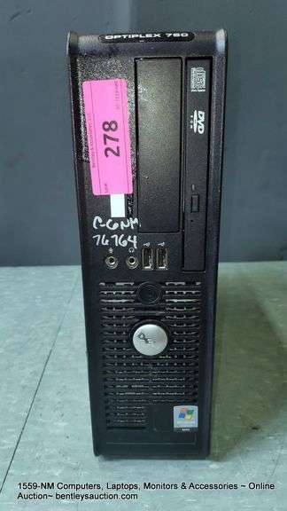 DELL OPTIPLEX 760 WINDOWS VISTA - MISSING PARTS, NO POWER CORD ...