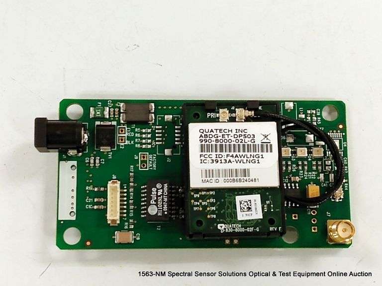 QUATECH INC ABDG-ET-DP503 BOARD - Bentley & Associates, LLC