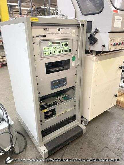 BROWN & SHARPE AUTO GAUGE BLOCK INTERFEROMETER W/ TINSLEY CONSORT ...