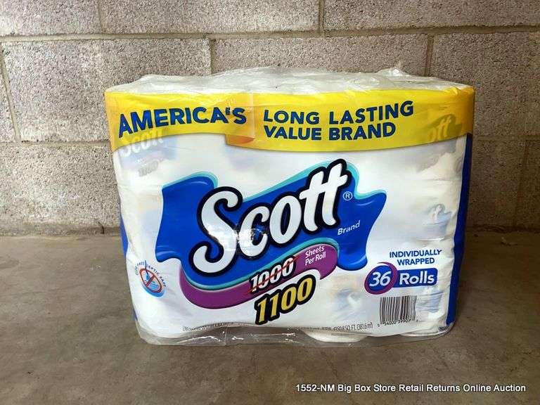 SCOTT BATH TISSUE - 36 ROLLS - Bentley & Associates, LLC