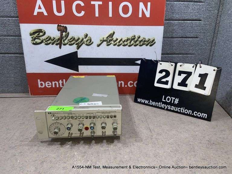 HP 3312A FUNCTION GENERATOR - Bentley & Associates, LLC