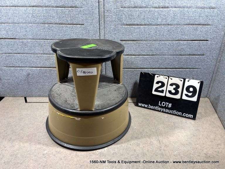 METAL FOOTSTOOL - Bentley & Associates, LLC