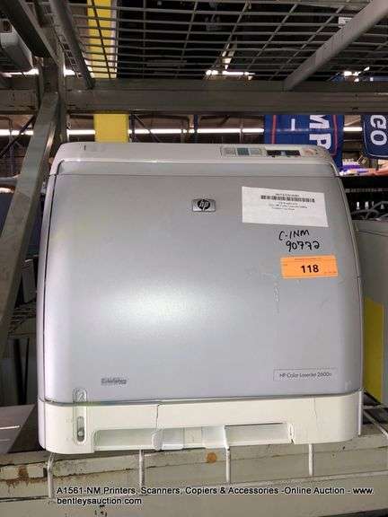 HP COLOR LASERJET 2600N PRINTER - Bentley & Associates, LLC