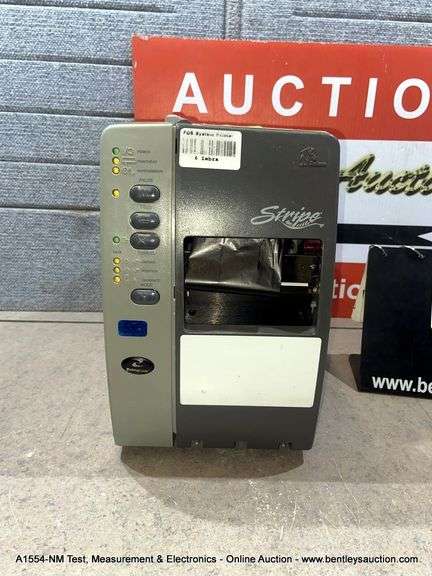 ZEBRA STRIPE LABEL PRINTER - Bentley & Associates, LLC