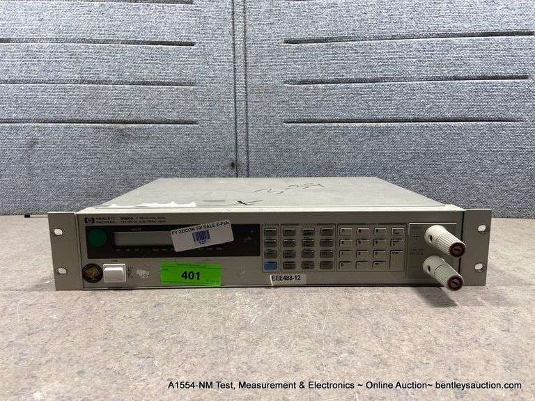 HP 6060A SYSTEM DC ELECTRONIC LOAD - Bentley & Associates, LLC