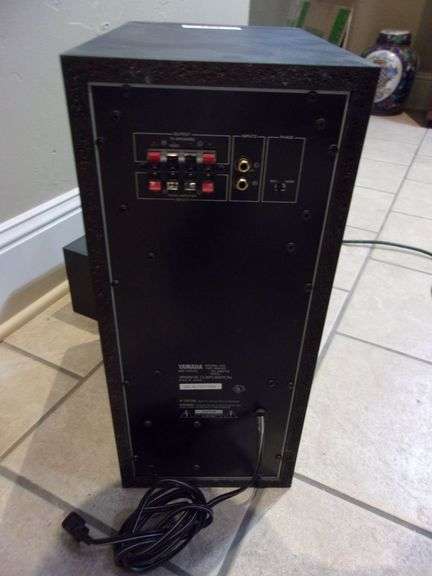 YAMAHA YST-SW50 SUBWOOFER SYSTEM - Bentley & Associates, LLC