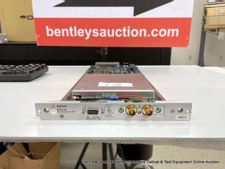 AGILENT B1517A HIGH RESOLUTION SMU - Bentley & Associates, LLC