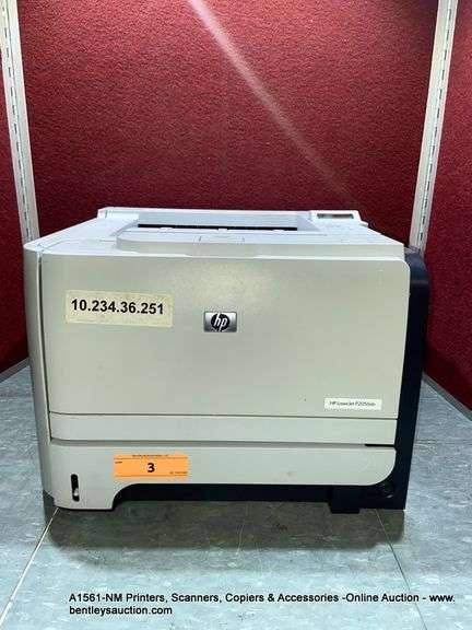 HP LASERJET P2055DN PRINTER - Bentley & Associates, LLC